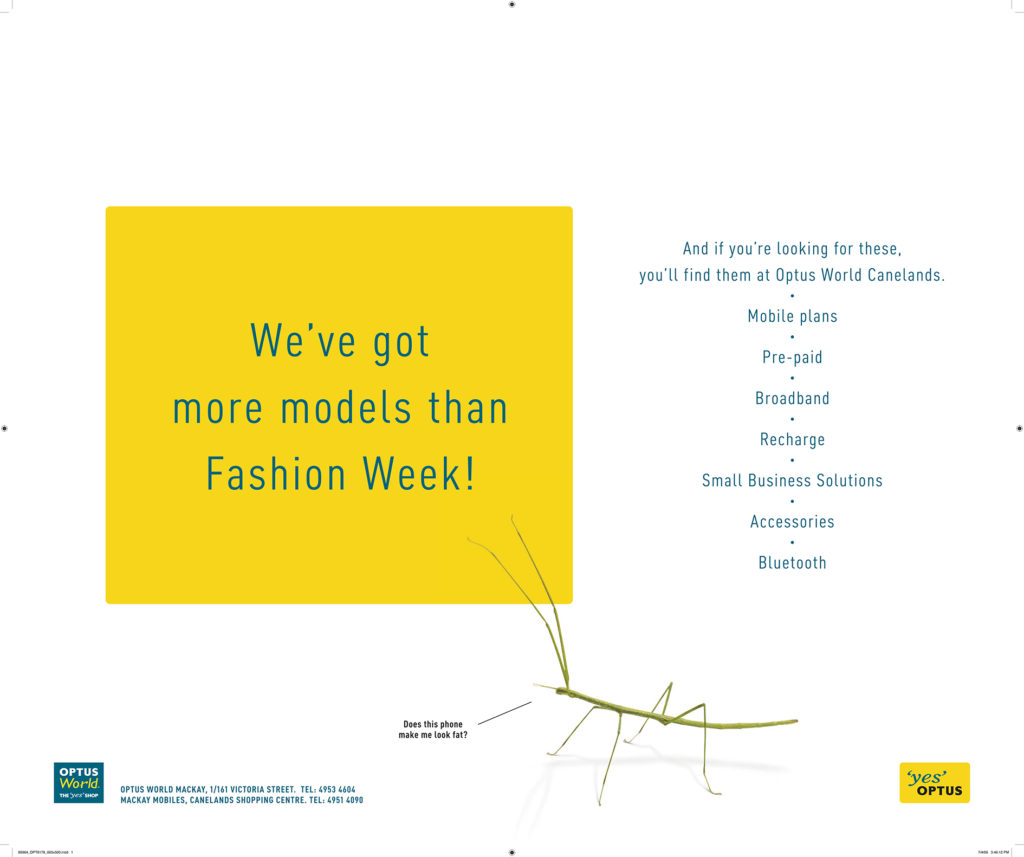 ‘Yes’ Optus – ARTEC 雅术